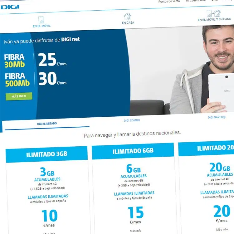 Digi lanza su fibra óptica desde 25 euros al mes - Movilonia.com
