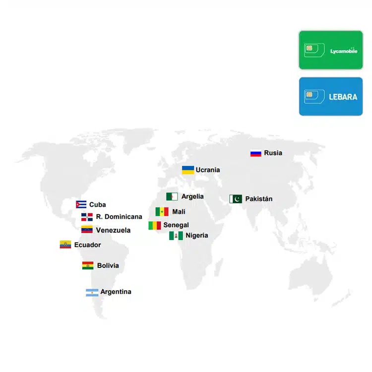 Lebara y Lycamobile incorporan 13 nuevos bonos internacionales ...